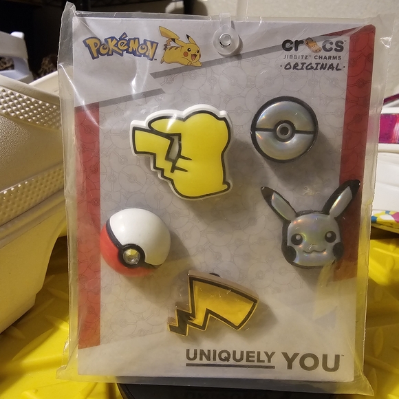 CROCS | Accessories | New Rare Retired Crocs Elevated Pokmon Jibbitz ...